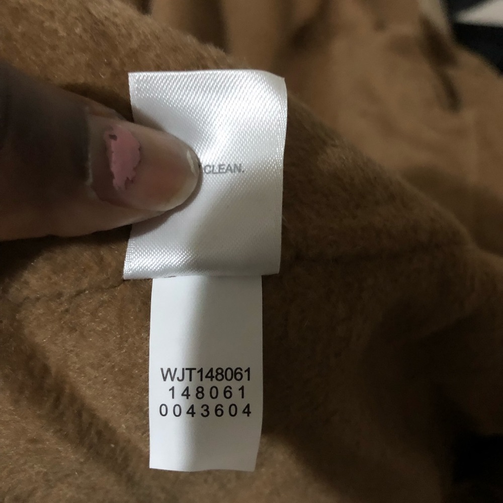 J.Jill Vicuna Brushed Fleece Camel Color Coat - Gem